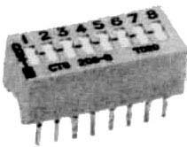 DIL SWITCH ON-OFF 8 POL - Dil-switche - Vejle R.C. Elektronik